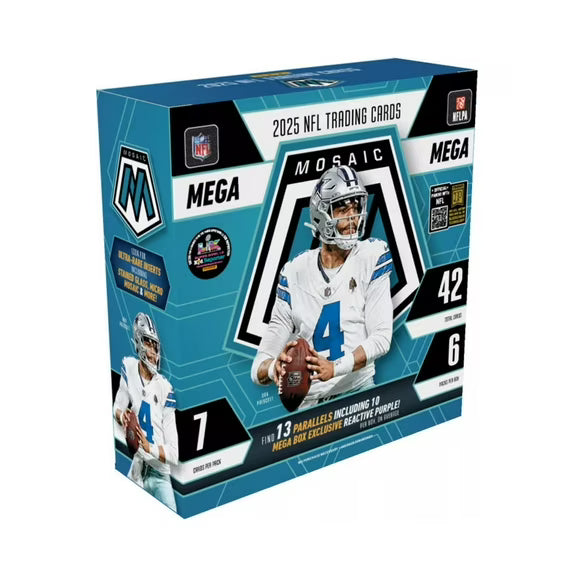 2025 Panini Mosaic Football Mega Box – Collector's Arena